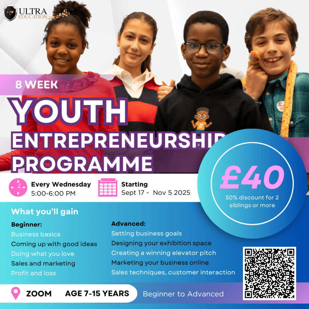 Ultra Education CIC | Youth Entrepreneurship 7-18 yrs old | Schools ...